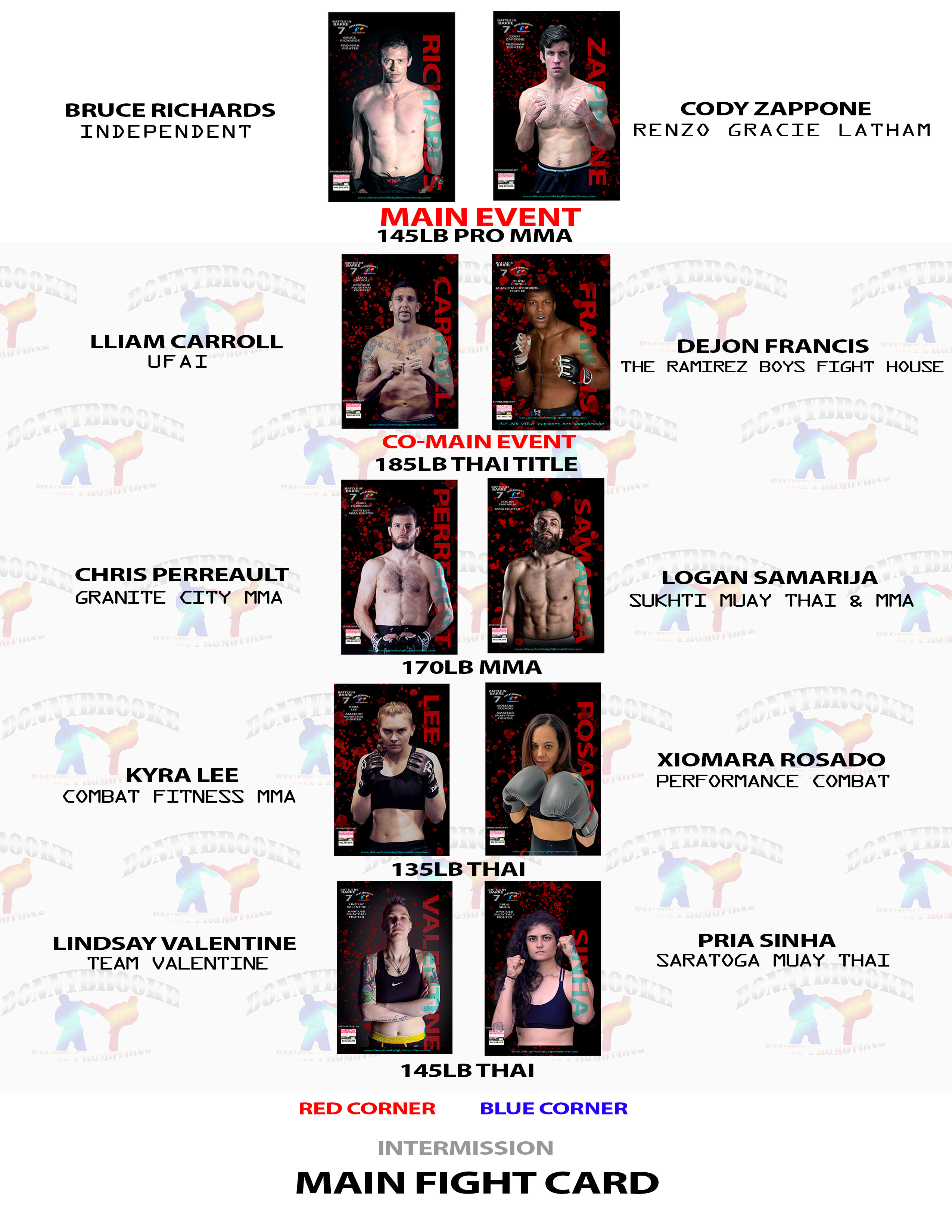 MAIN CARD (back of thsirt) copy – DonnyBrooke Fight Promotions